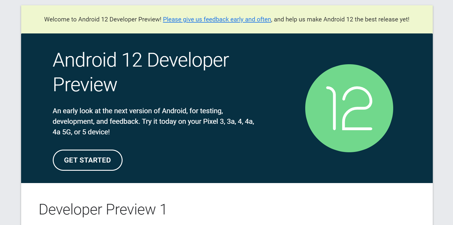 Android 12 Developer Preview 1リリース：変更点と新機能 | TechBooster